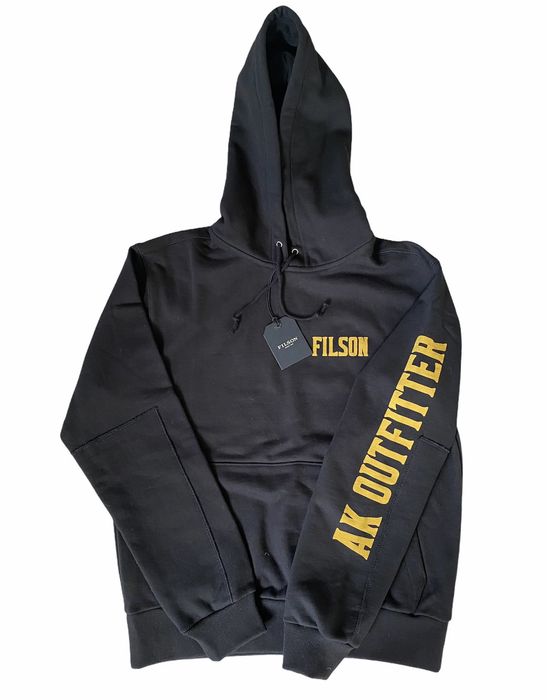 Filson Unfailing Goods Since 1897 Black Hoodie Small | Grailed