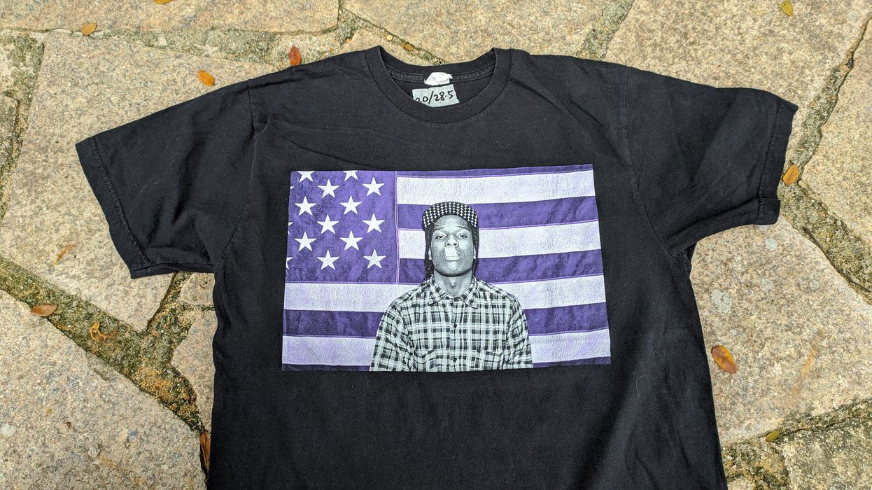 Asap Rocky A.S.A.P Rocky Flag Tee | Grailed