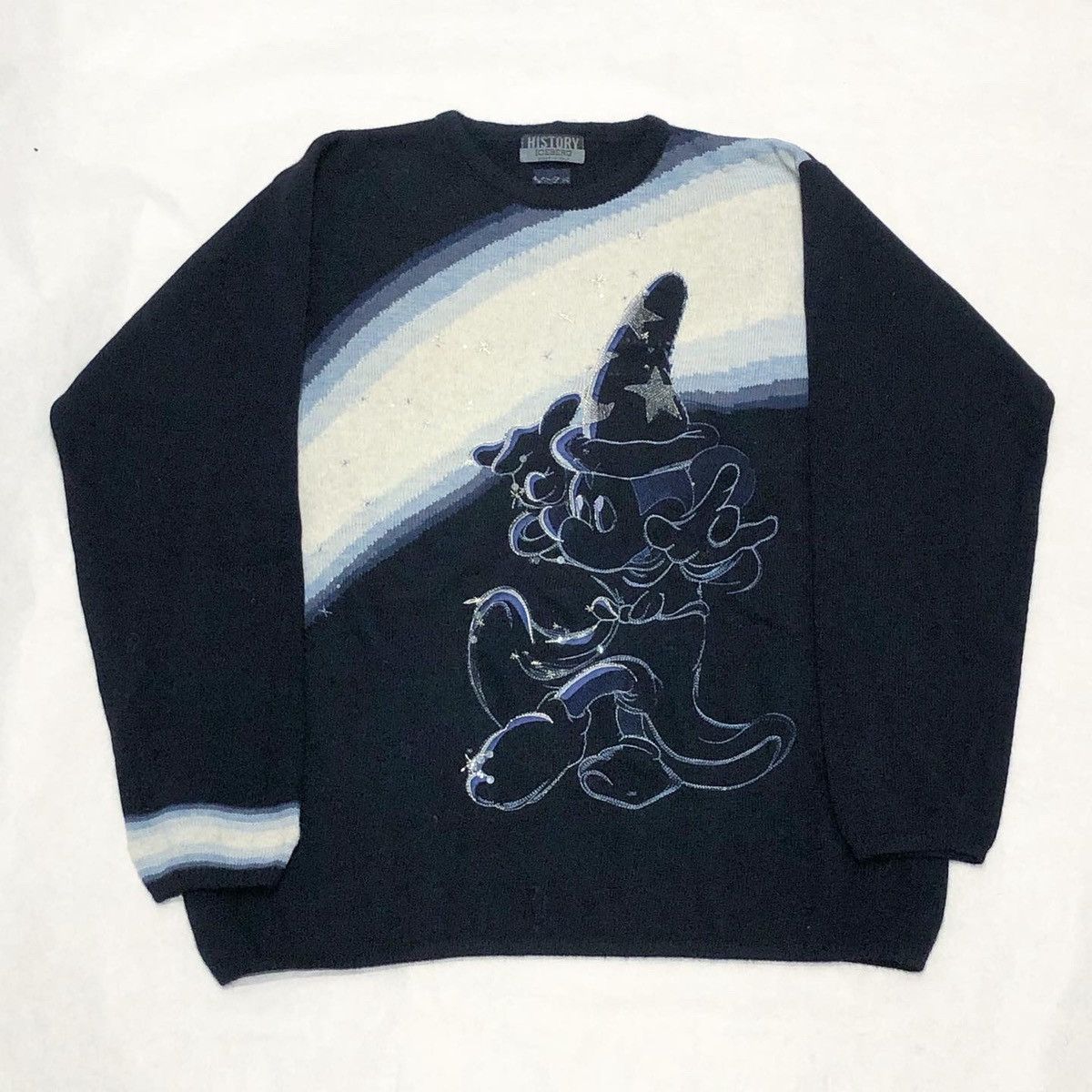 Iceberg × Vintage Vintage 1998 Rare Iceberg “Mickey Fantasia” Sweater ...