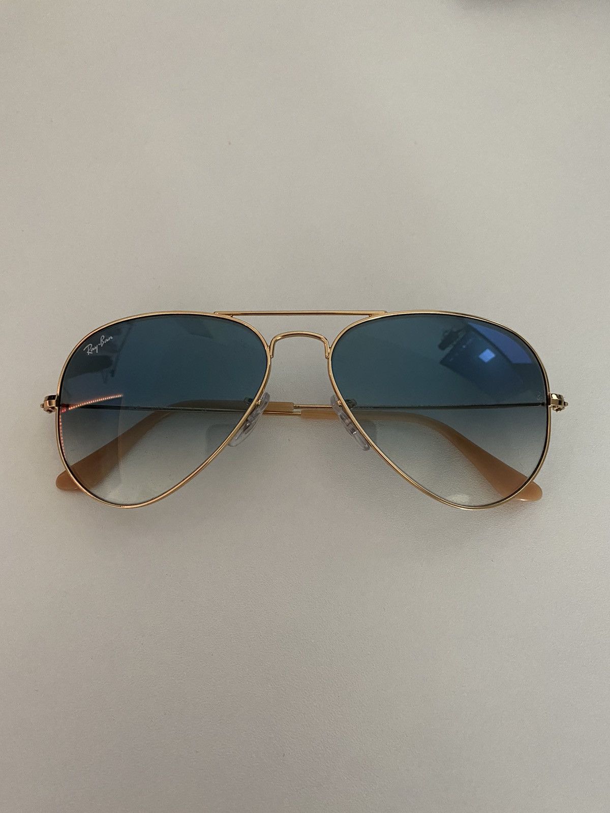 RayBan Ray-Ban Aviator Gold-Blue Gradient | Grailed