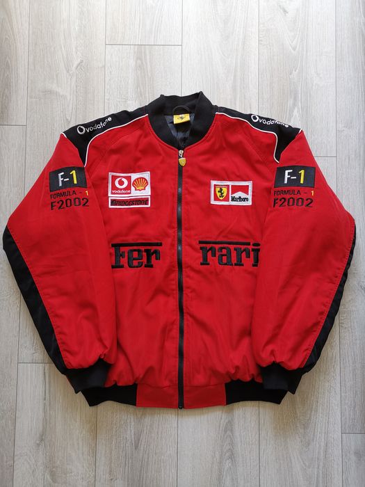 Vintage 🔥Vintage FERRARI racing bomber jacket | Grailed