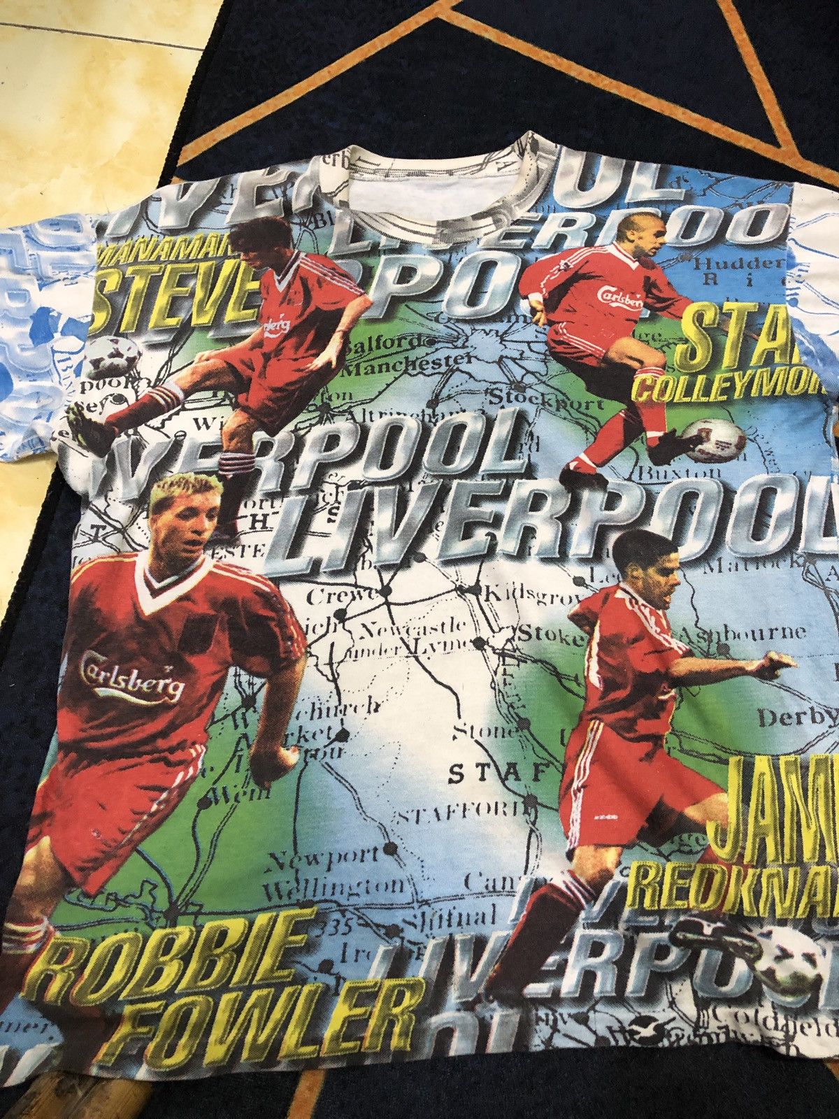 Liverpool × Vintage Vintage 90s Liverpool Rare Legendary Overprint ...