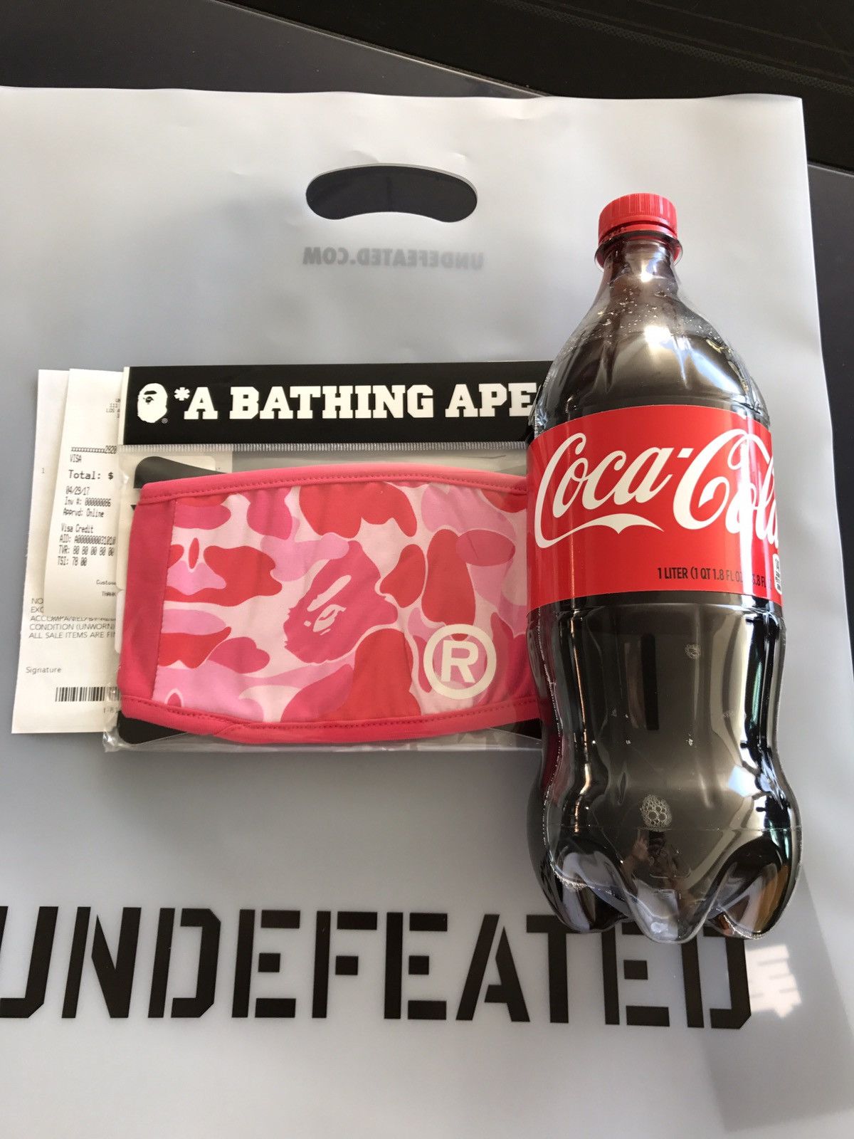 Bape Bape A Bathing Ape Pink Camo Face Mask ONE SIZE SHARK ABC CAMO OG ...