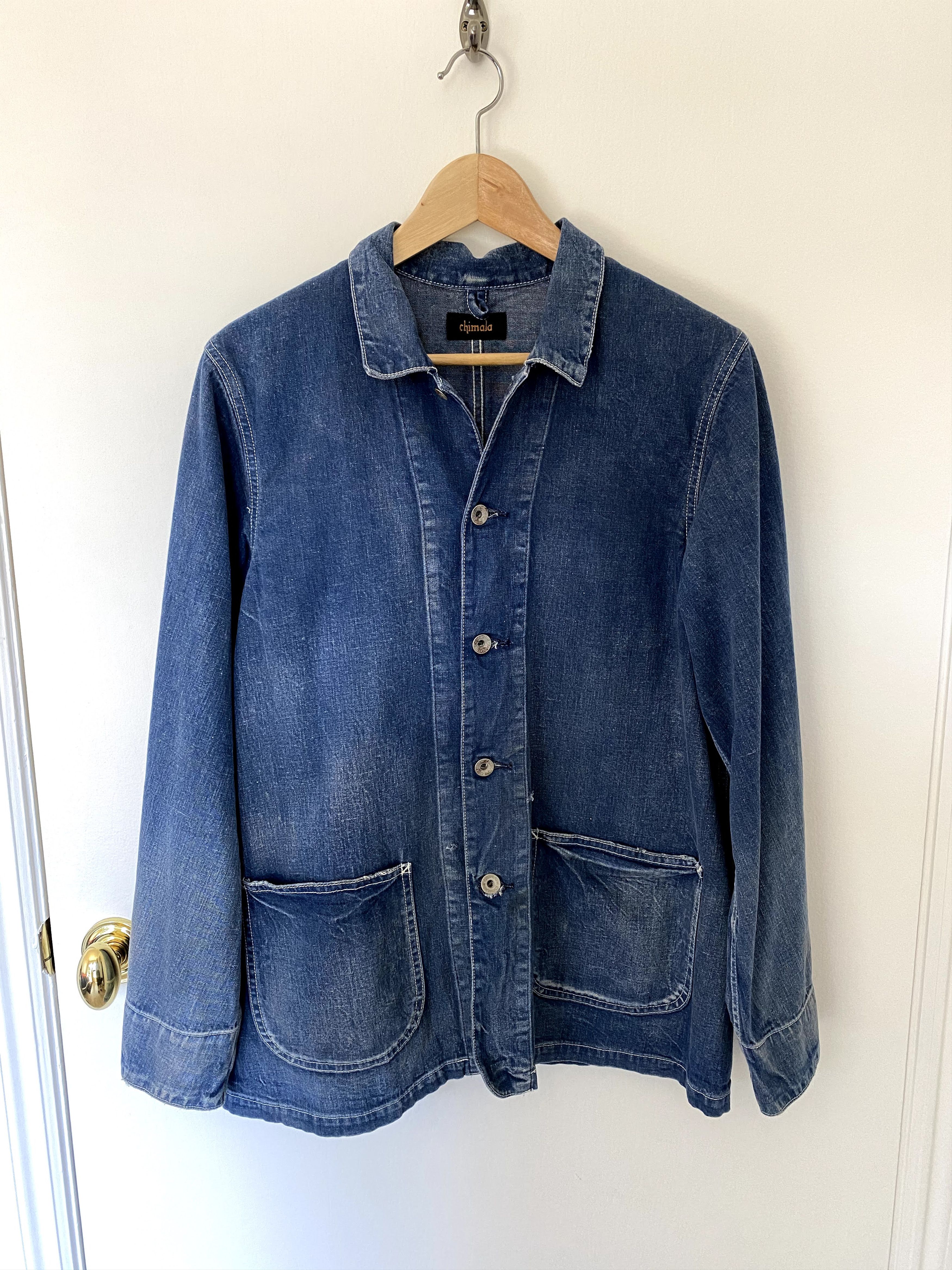 Chimala Distressed Denim Chore Jacket | Grailed