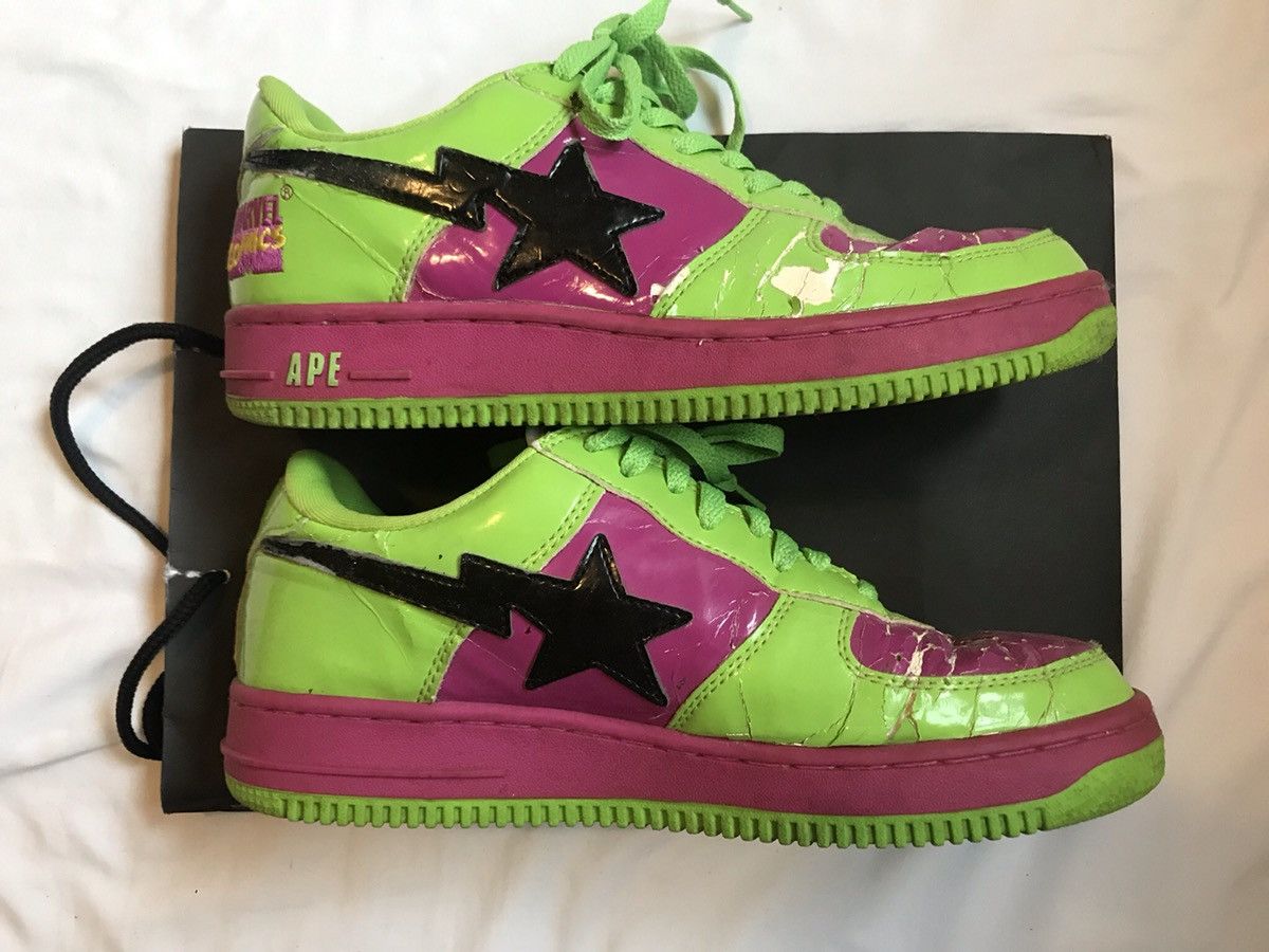 Bape Bape x Marvel Hulk Bapestas | Grailed