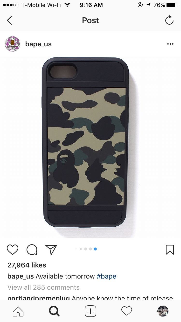 Bape Bape Phone Case | Grailed