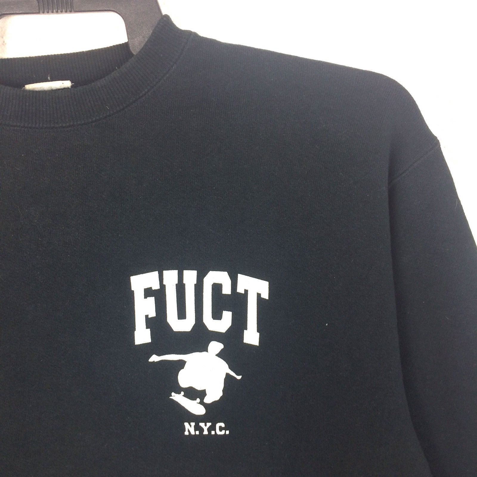 FUCT FUCT pullover Crewneck Sweatshirt Streetwear Skate /cut Tag | Grailed
