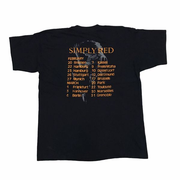 Vintage Vintage Simply Red 90s Tour Tshirt | Grailed
