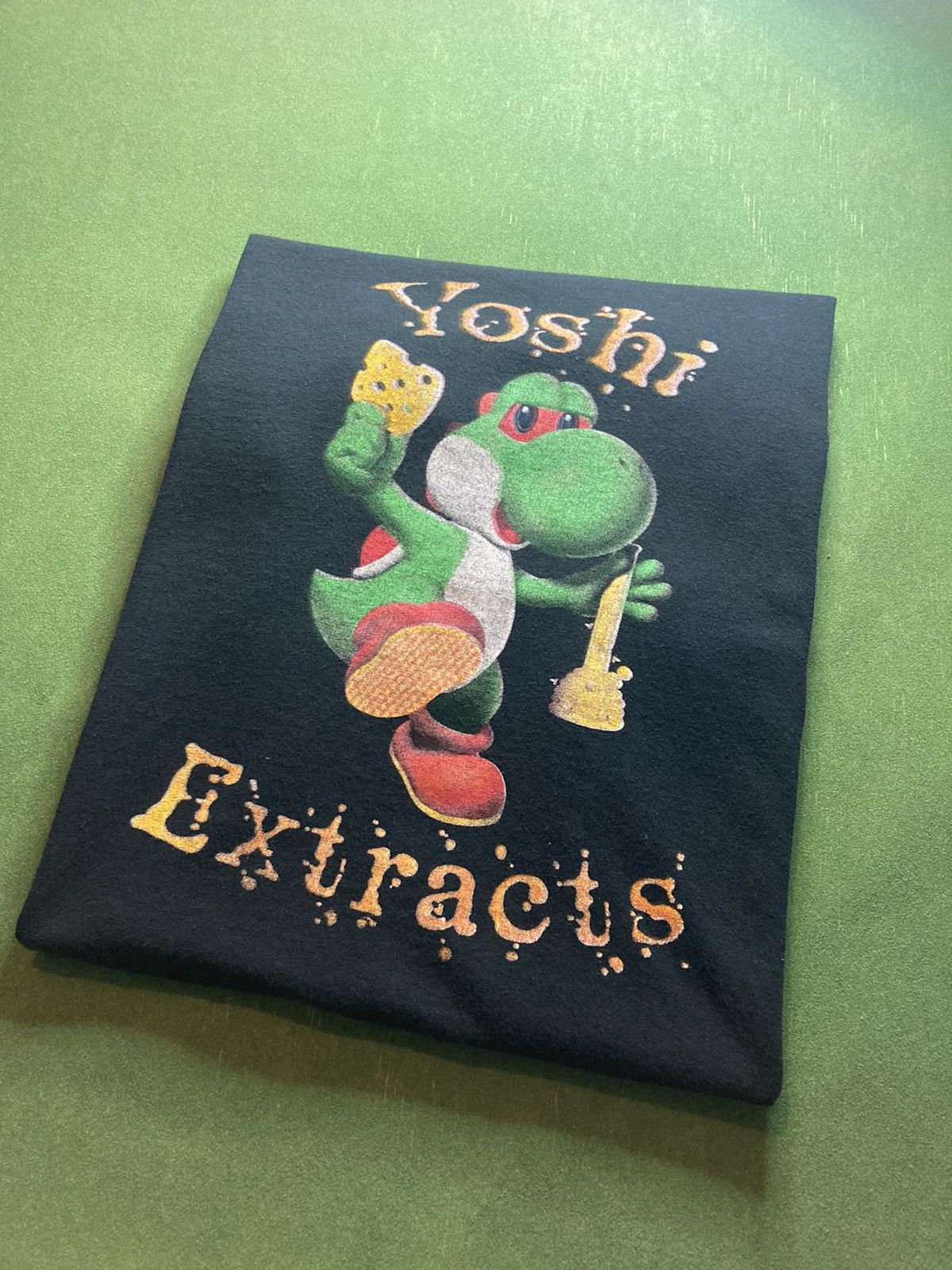 Nintendo × Streetwear × Vintage Yoshi Extracts Shatter Stoner Tee | Grailed