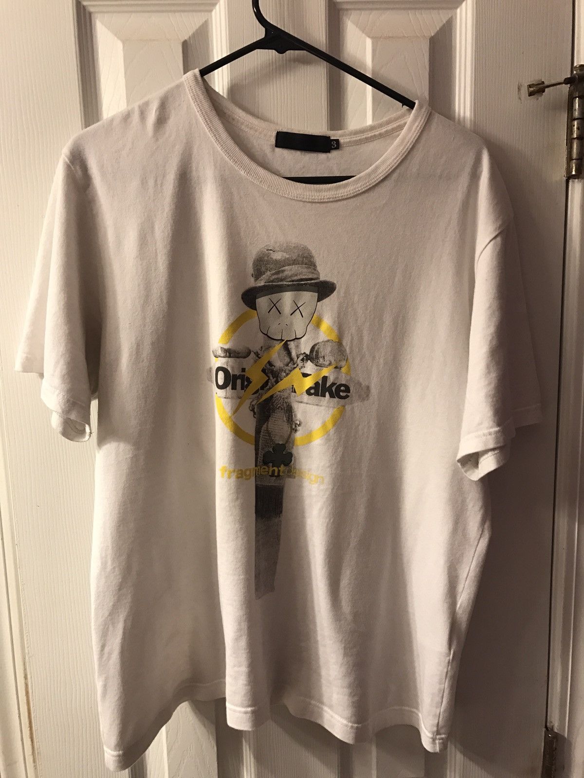 Fragment Design × Kaws × Original Fake Cross Fragment Tee | Grailed