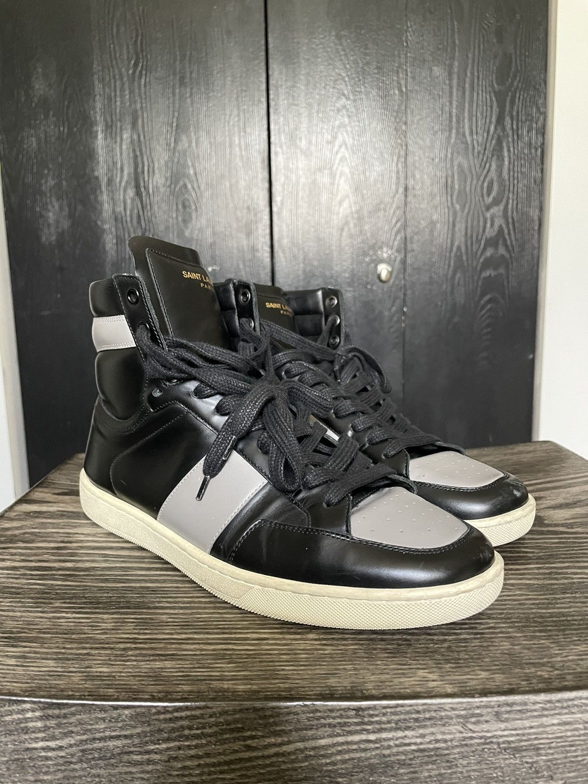 Saint Laurent Paris × Yves Saint Laurent Court Classic SL 10H High ...