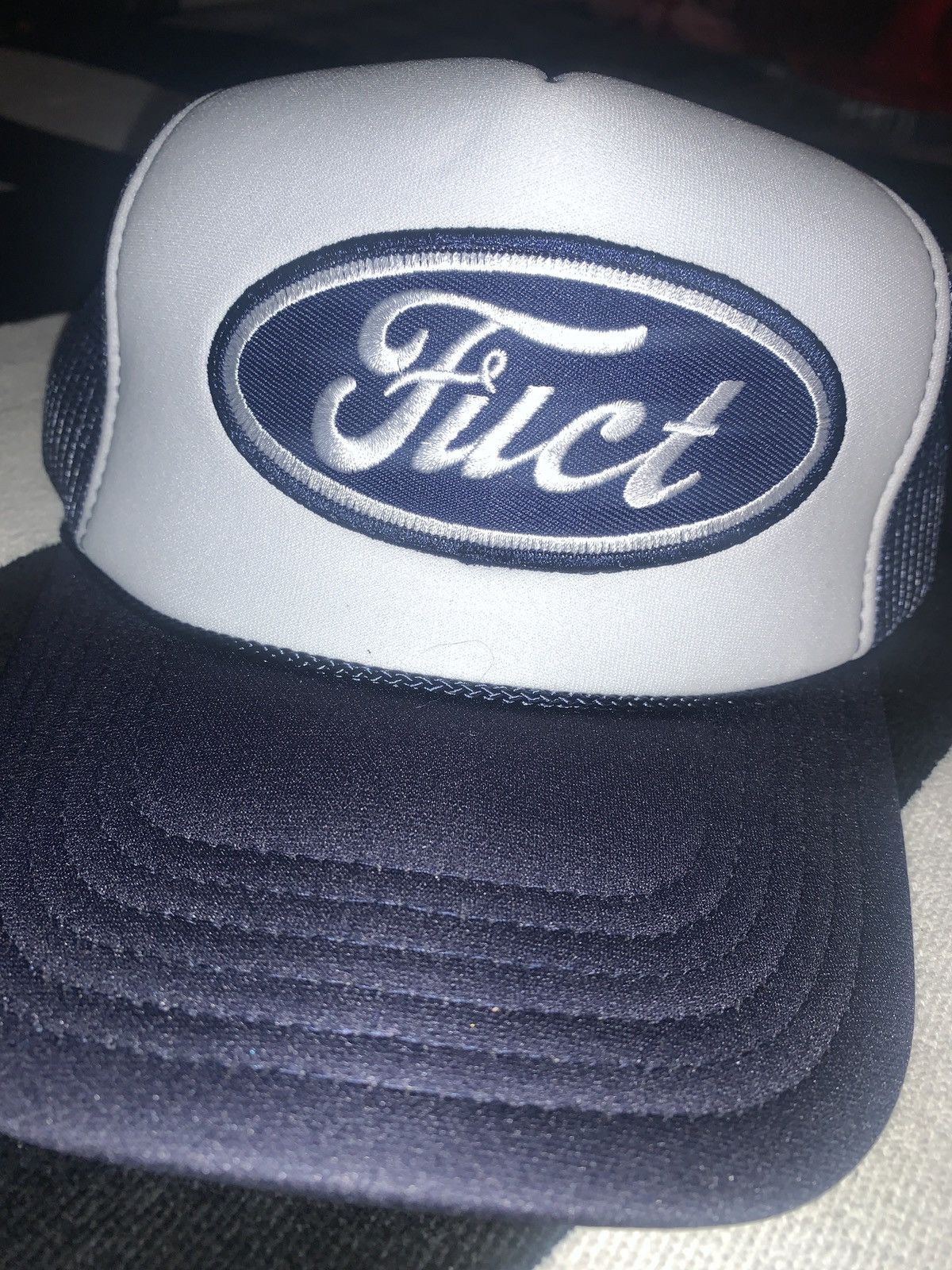 Fuct Fuct Oval Parody Trucker Hat | Grailed