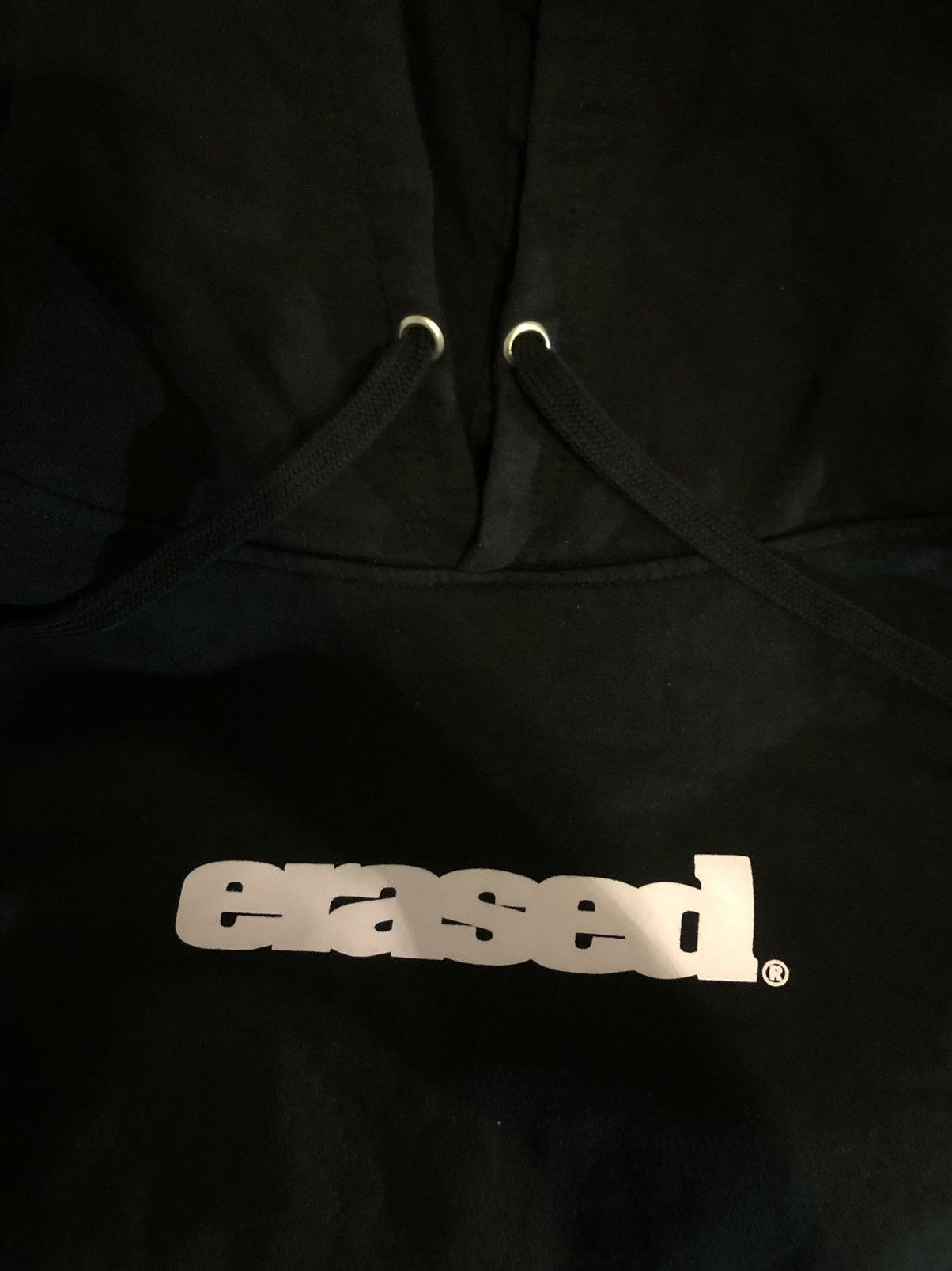 Erased Project Erased Project black hoodie w/ pink print | Grailed