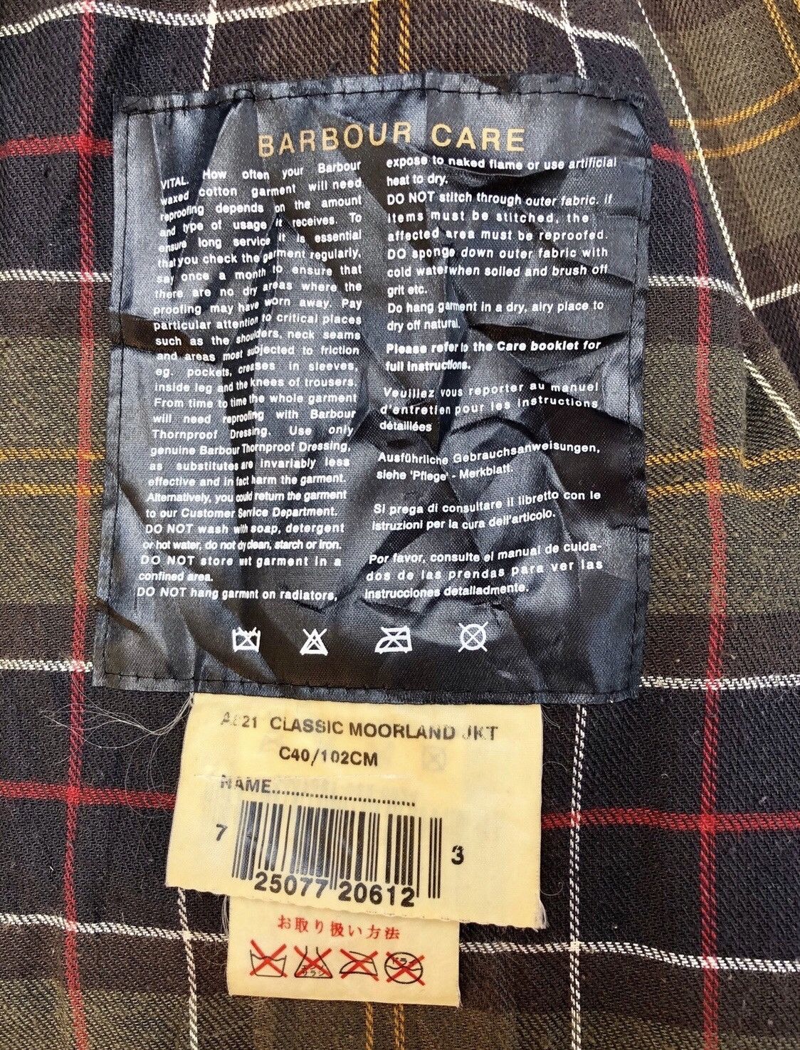 Barbour British Barbour International Classic Moorland Wax Jacket | Grailed