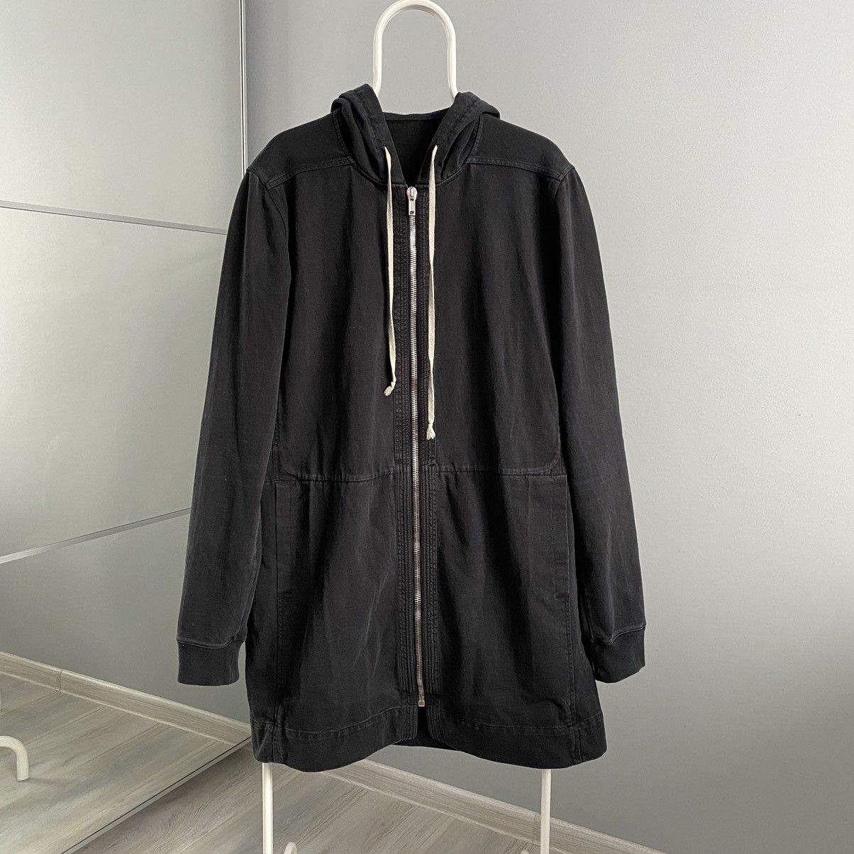 Rick Owens Rick Owens Zip Hoodie - not gimp biker leather jacket | Grailed