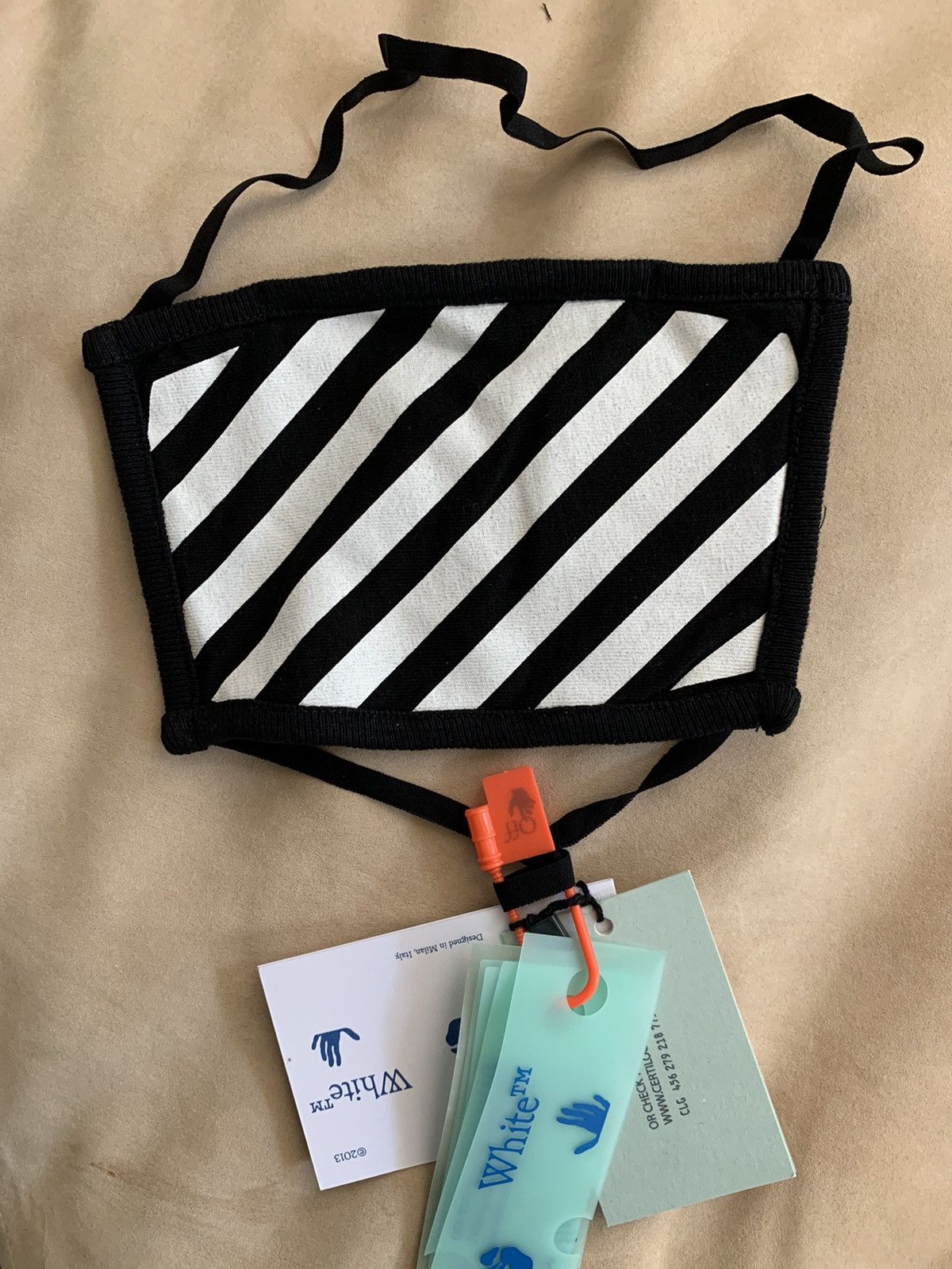 Off-White Off white Diagonal Mask | Grailed