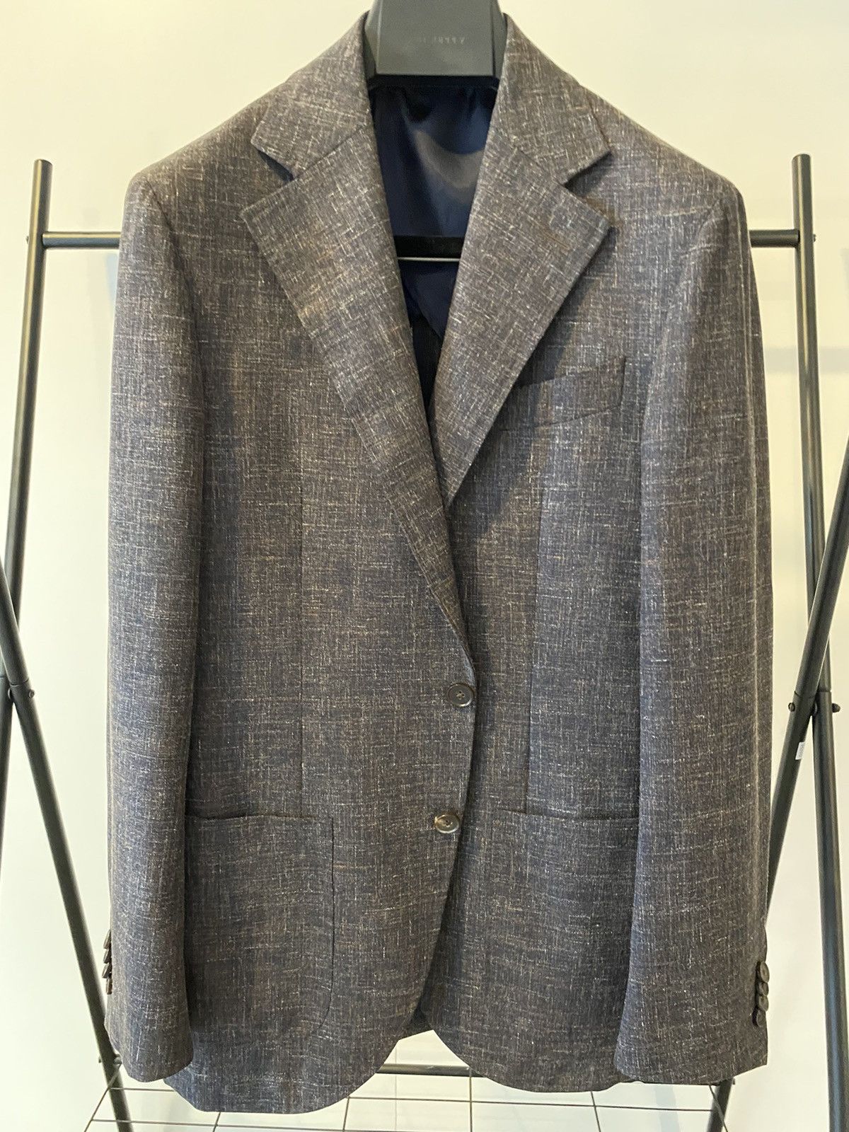 Spier And Mackay Brown Slub Neapolitan fit VBC fabric | Grailed