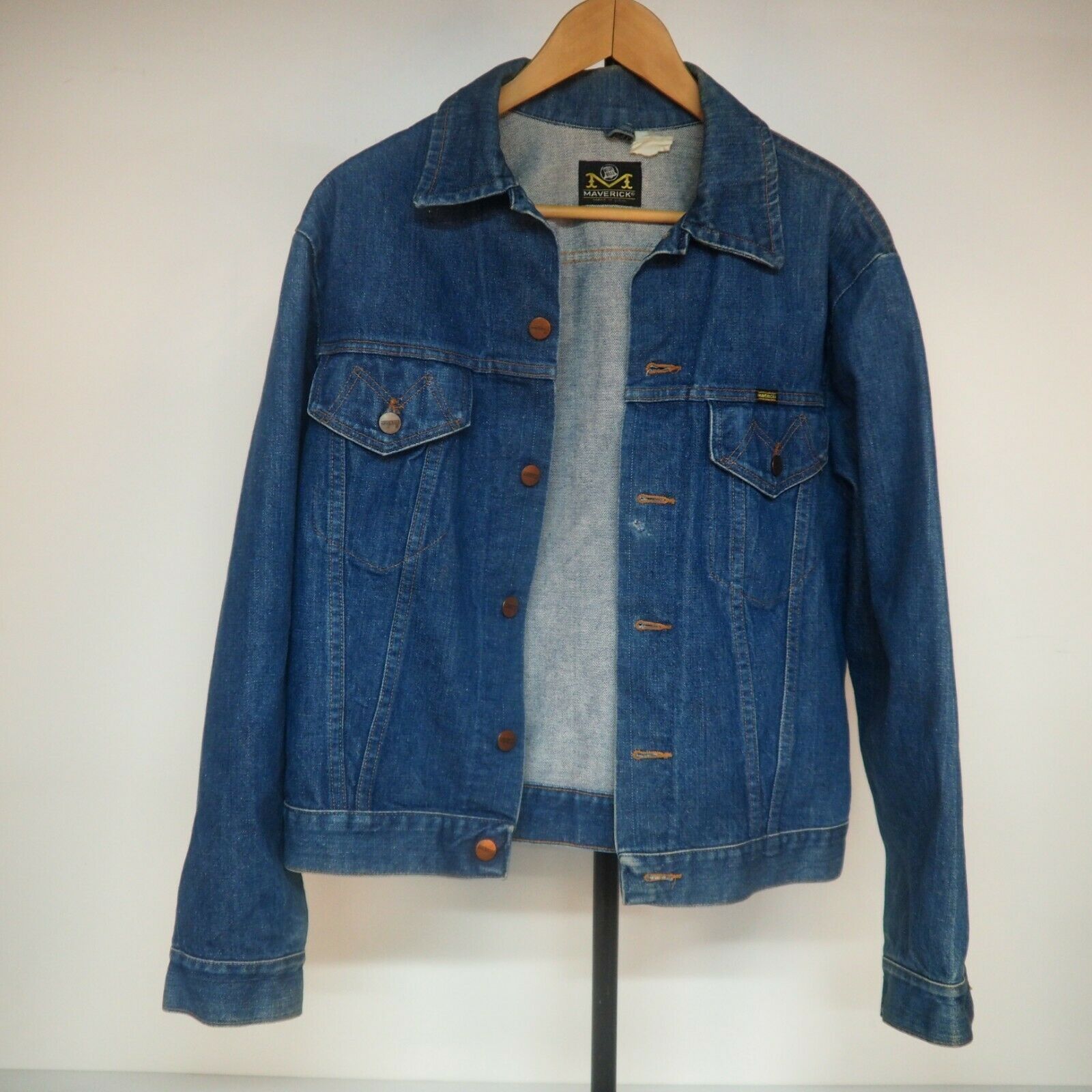 Wrangler Vtg ‘60s ‘70s Blue Bell Maverick Denim Jacket USA Wrangler ...