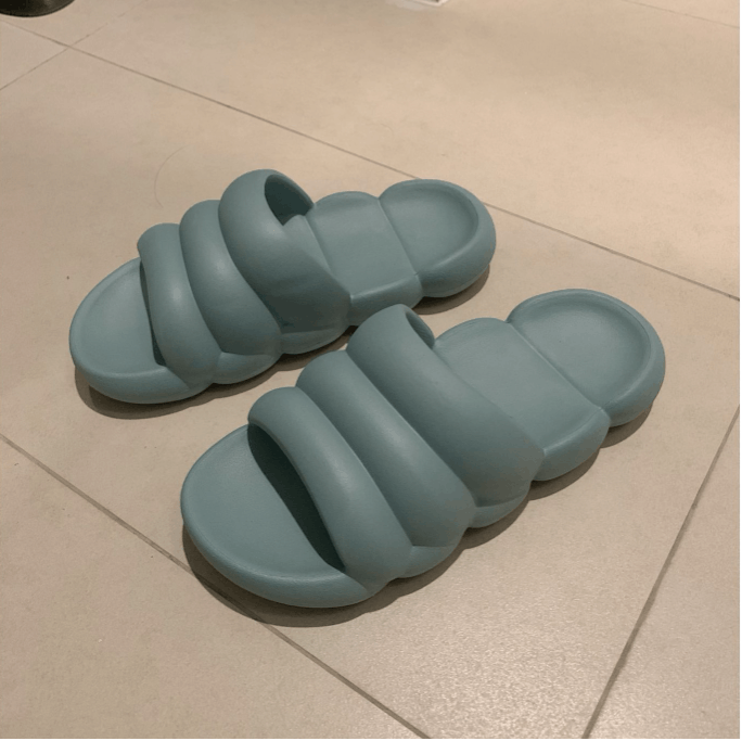 Japanese Brand New Puffer Sandal Slides | Grailed