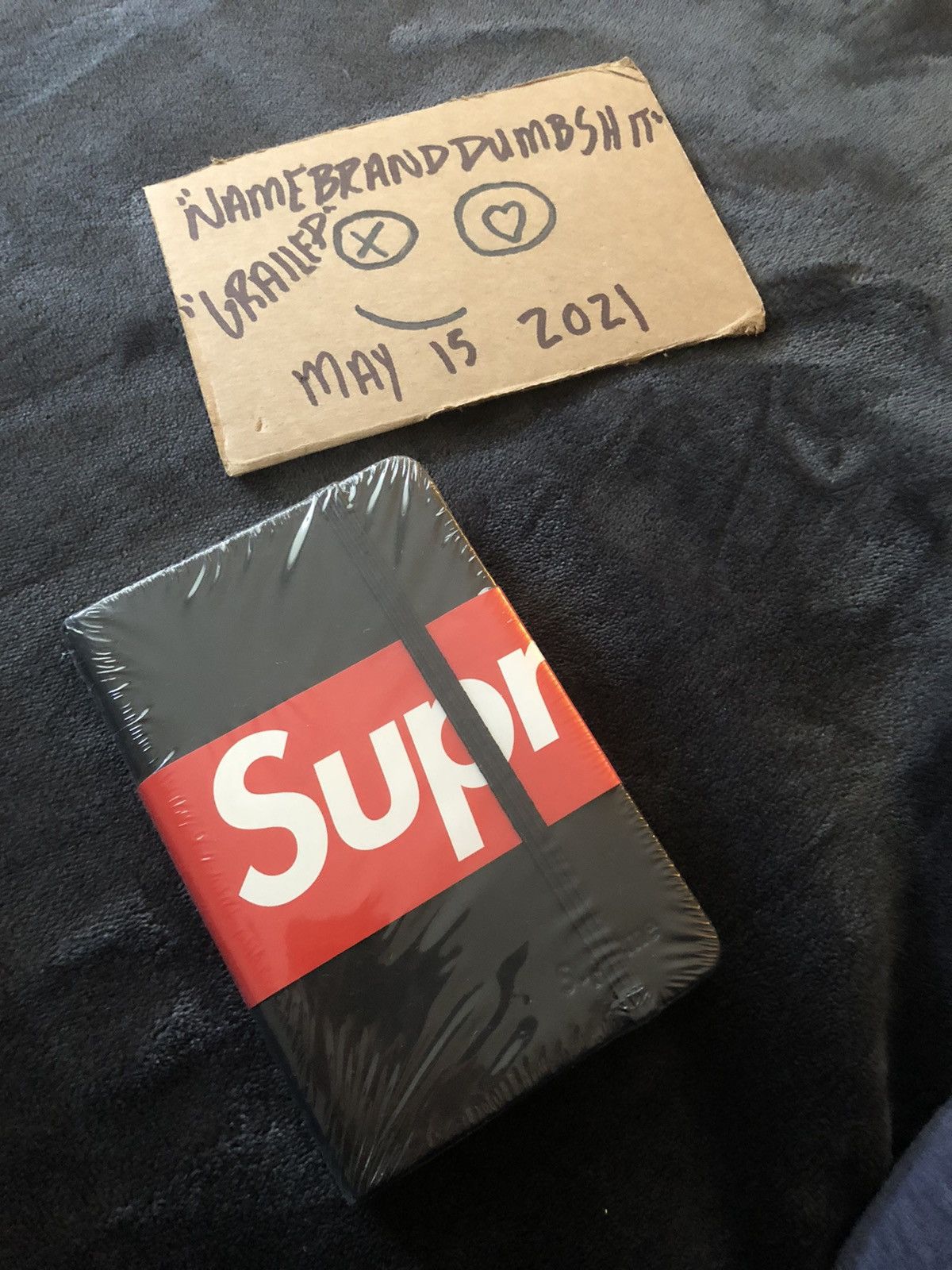 Moleskine × Supreme RARE Supreme x Moleskin Notebook | Grailed