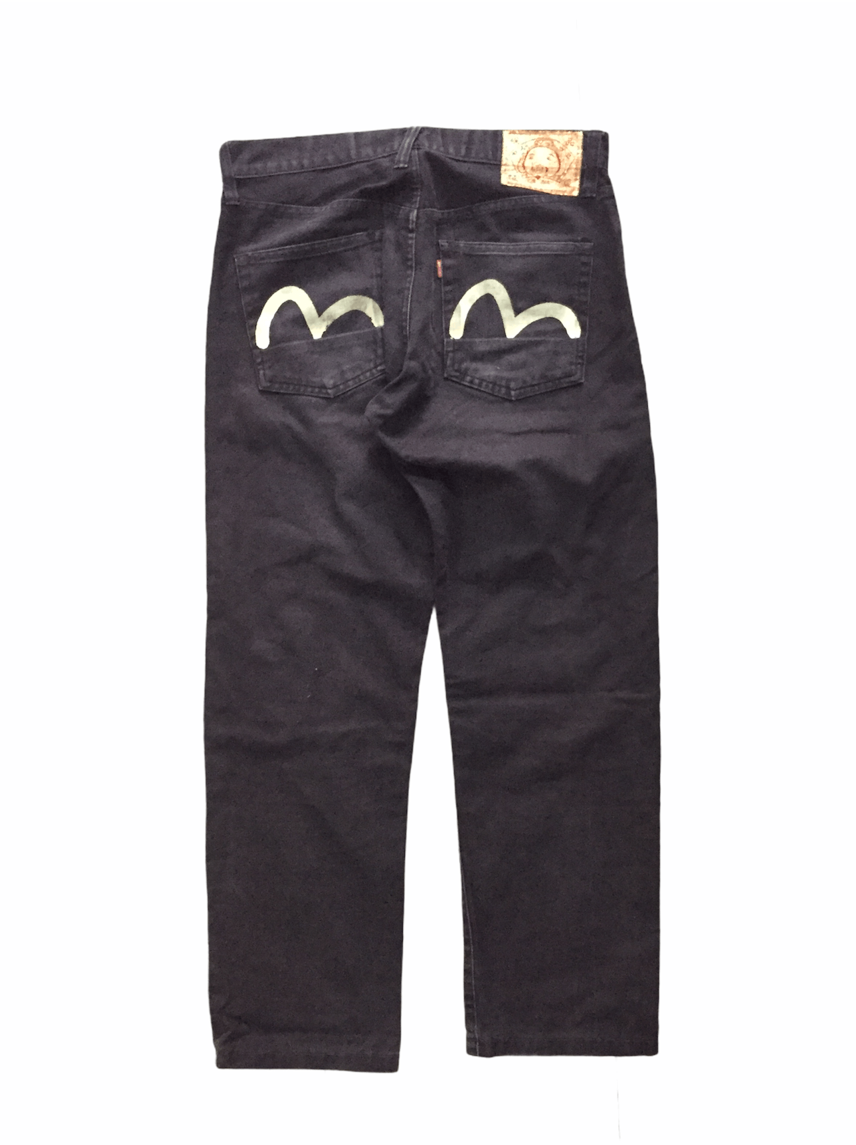 Evisu 90's Made in Japan EVISU black pants | Grailed