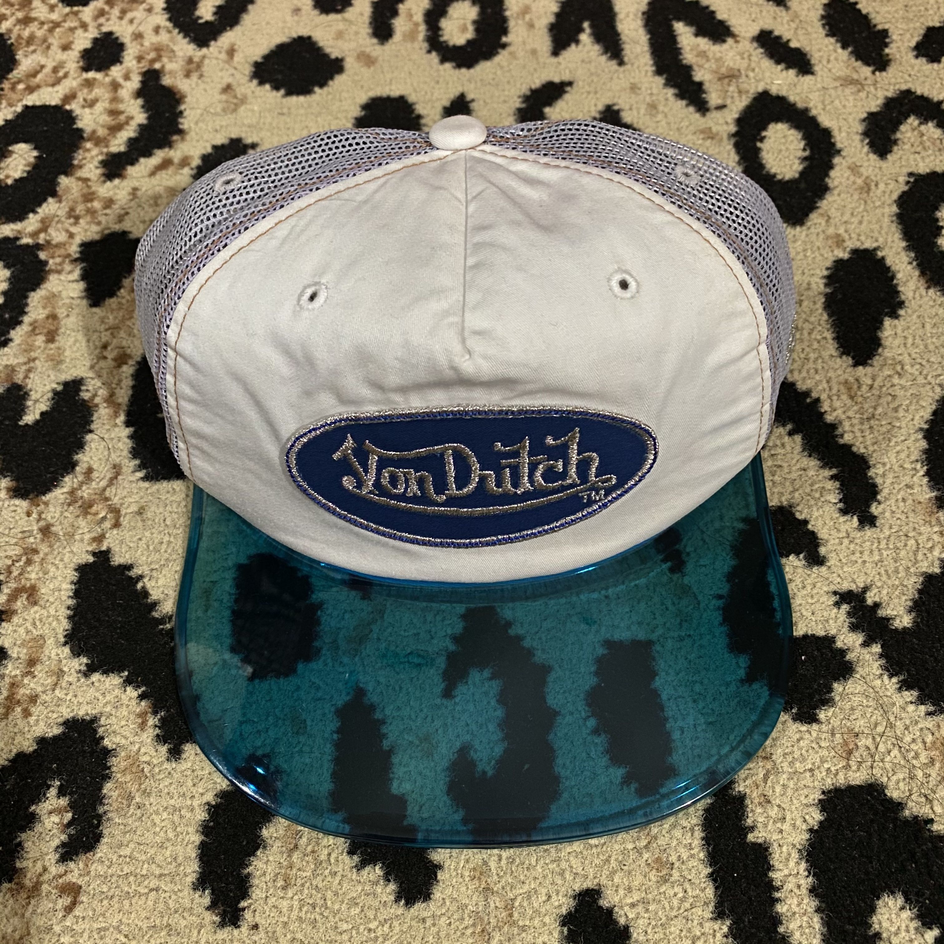 Von Dutch Rare Von Dutch Trucker Hats transparent visor | Grailed