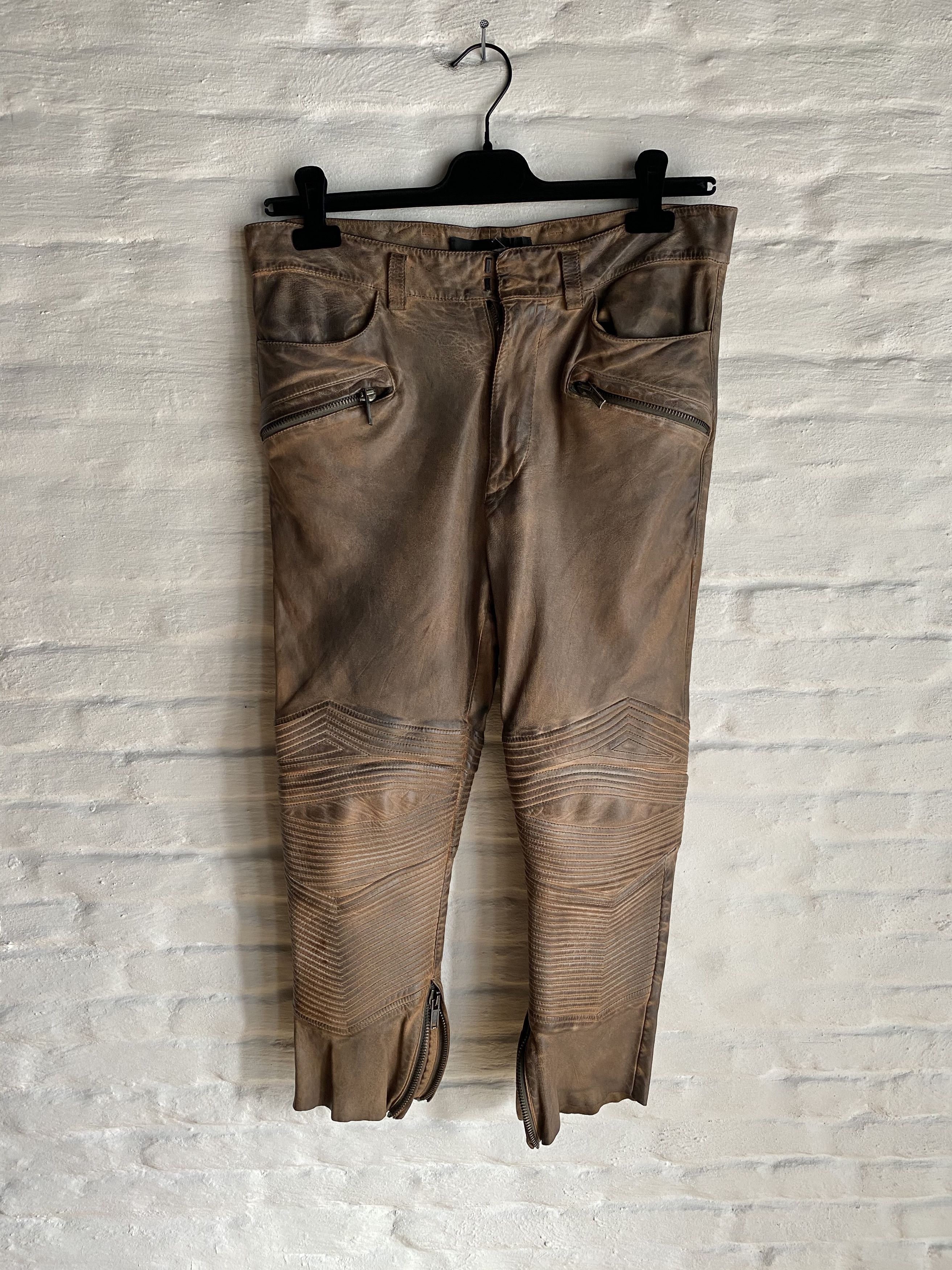 Haider Ackermann Leather Biker Pants and jacket | Grailed