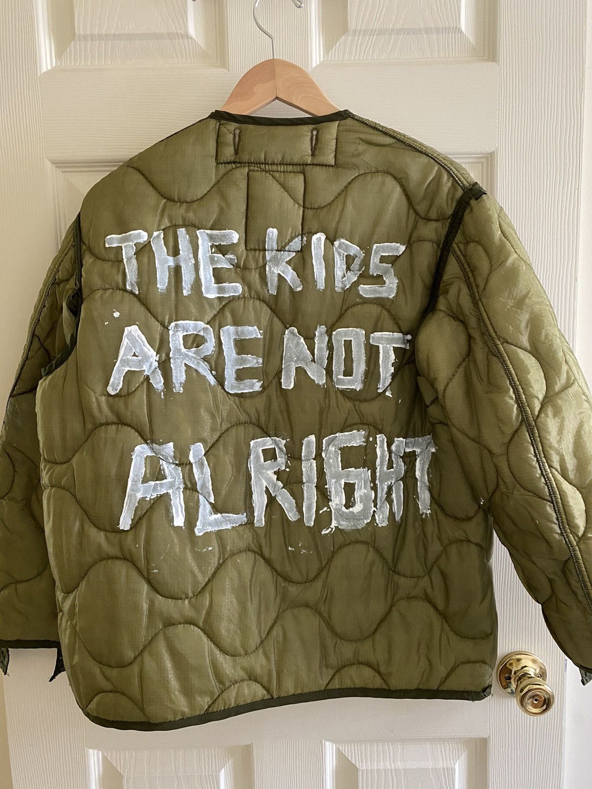 Military × Vintage Vintage 70s M16 Liner Green Jacket | Grailed