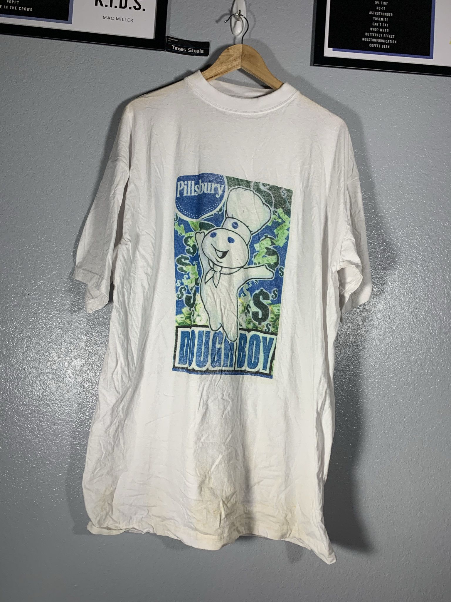 Vintage Vintage Gazy Pillsbury Dough Boy Doughboy Money VTG 3XL 3X ...