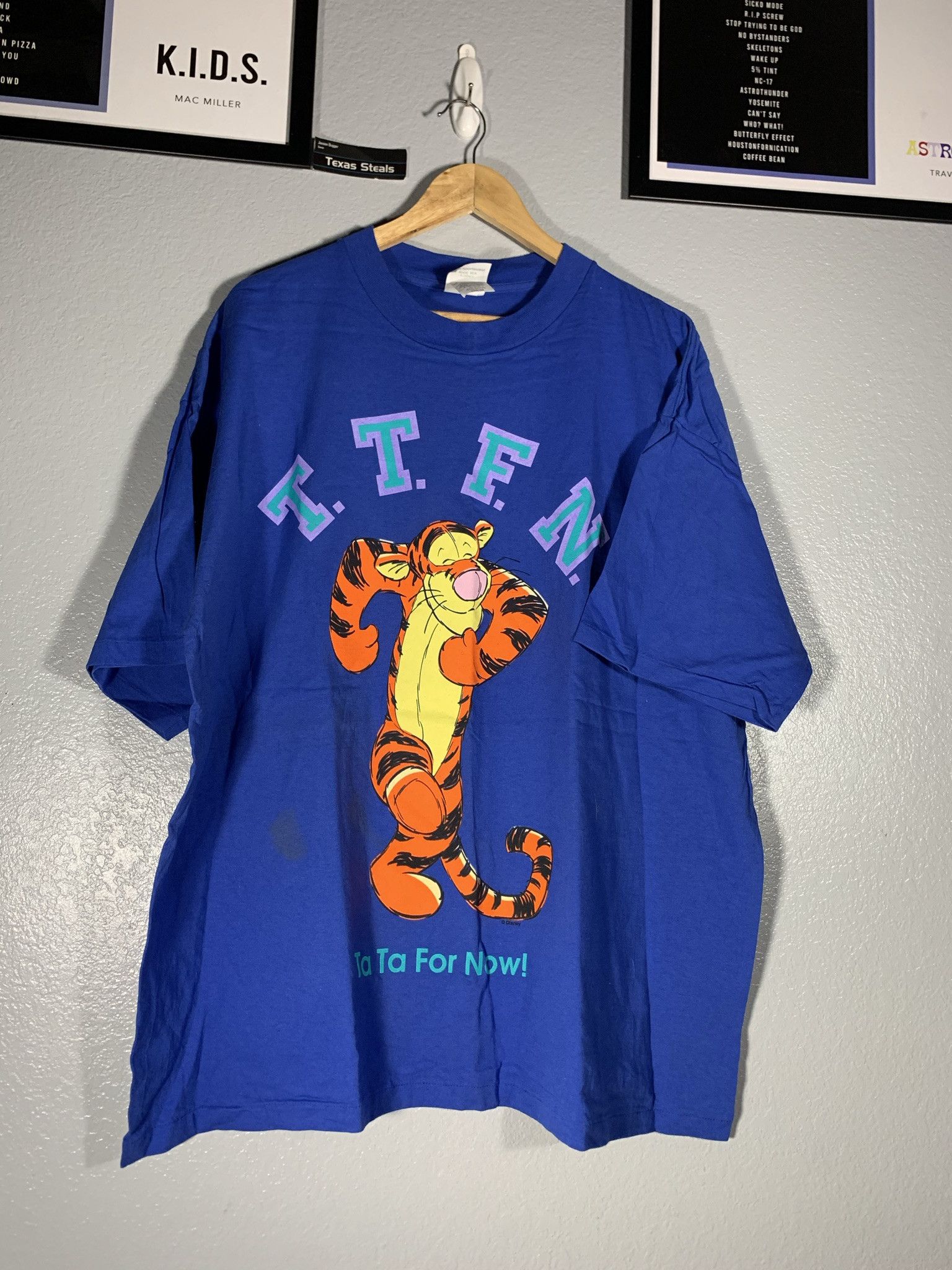 Disney Vintage Disney Winnie The Pooh USA Made TTFN Tigger 22W 3X | Grailed