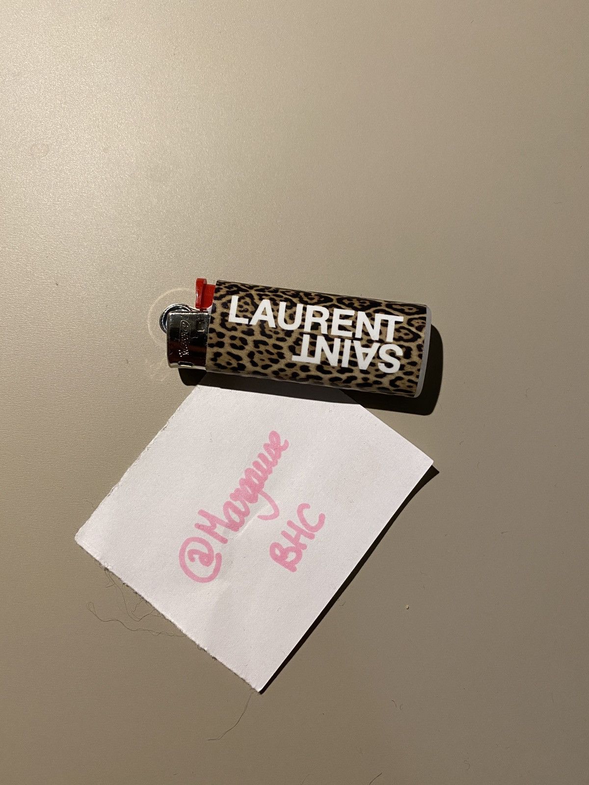 Saint Laurent Paris SLP Cheetah lighter | Grailed