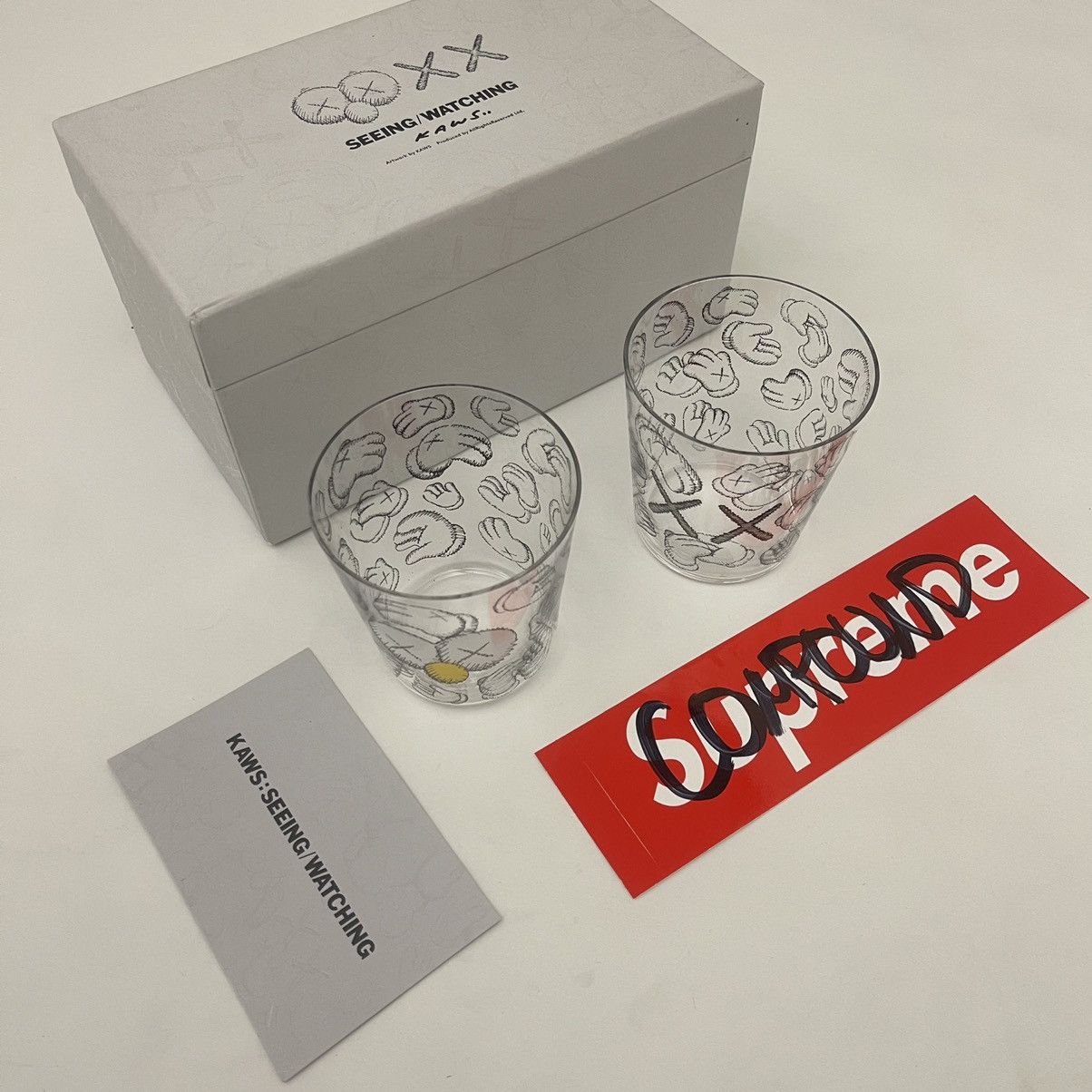 Kaws Kaws Watching Glasses Set | Grailed