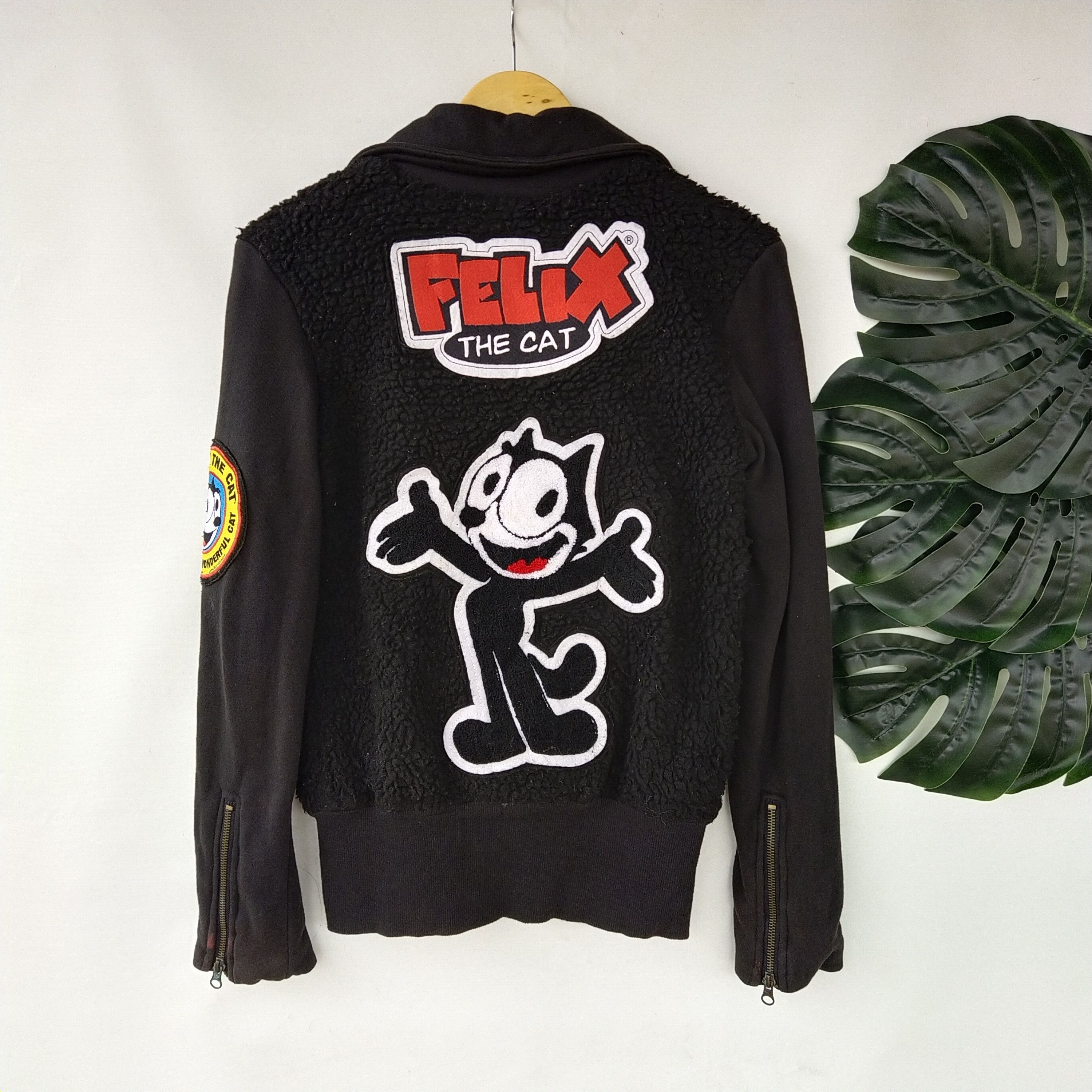 Designer Vintage Felix the Cat Jacket Big Logo | Grailed