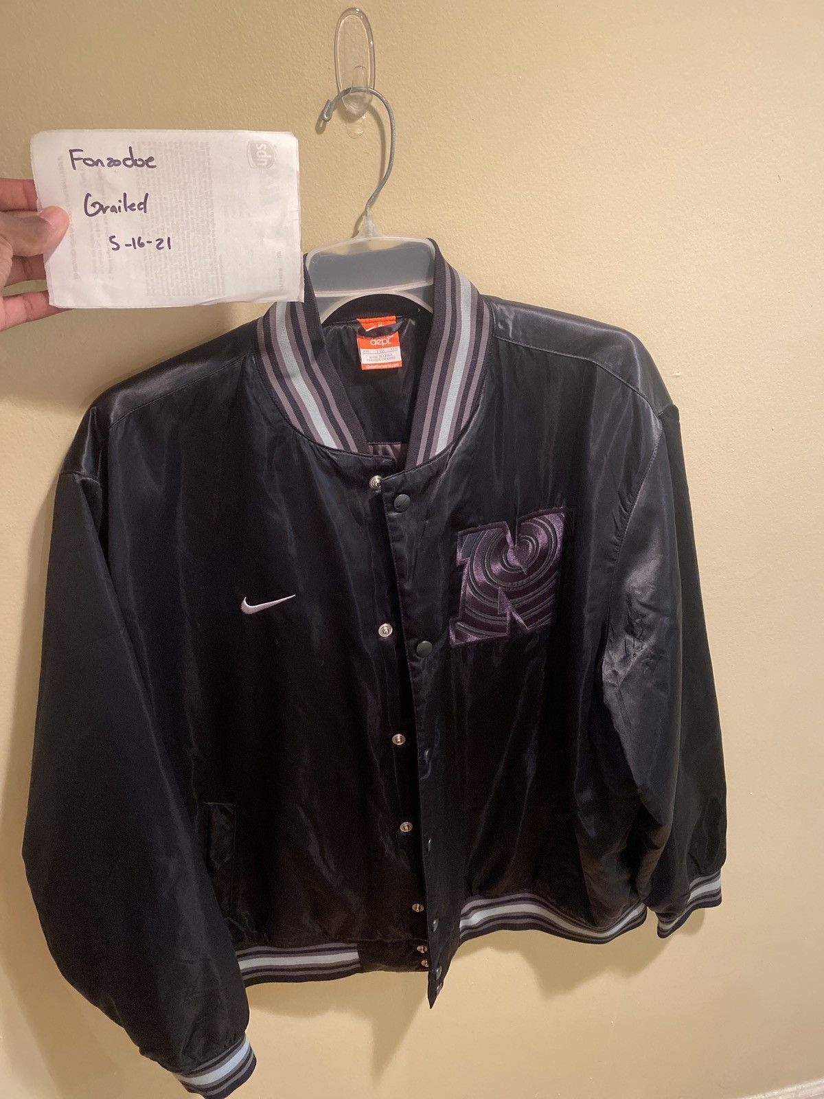Nike Nike Letterman Bomber | Grailed