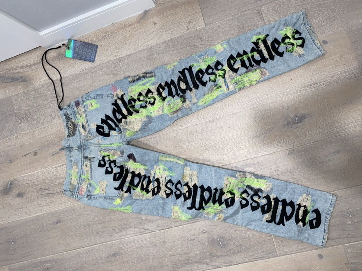 Vlone Vlone Endless Denim Jeans | Grailed