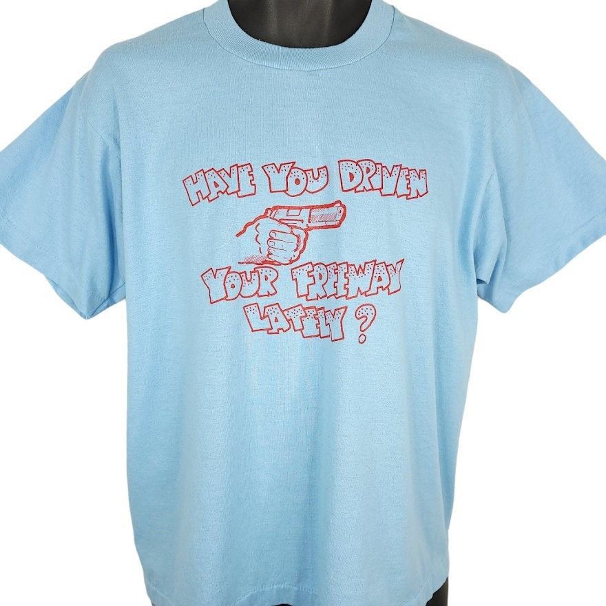 Vintage Road Rage T Shirt Vintage 80s 90s Freeway Handgun Firearm | Grailed