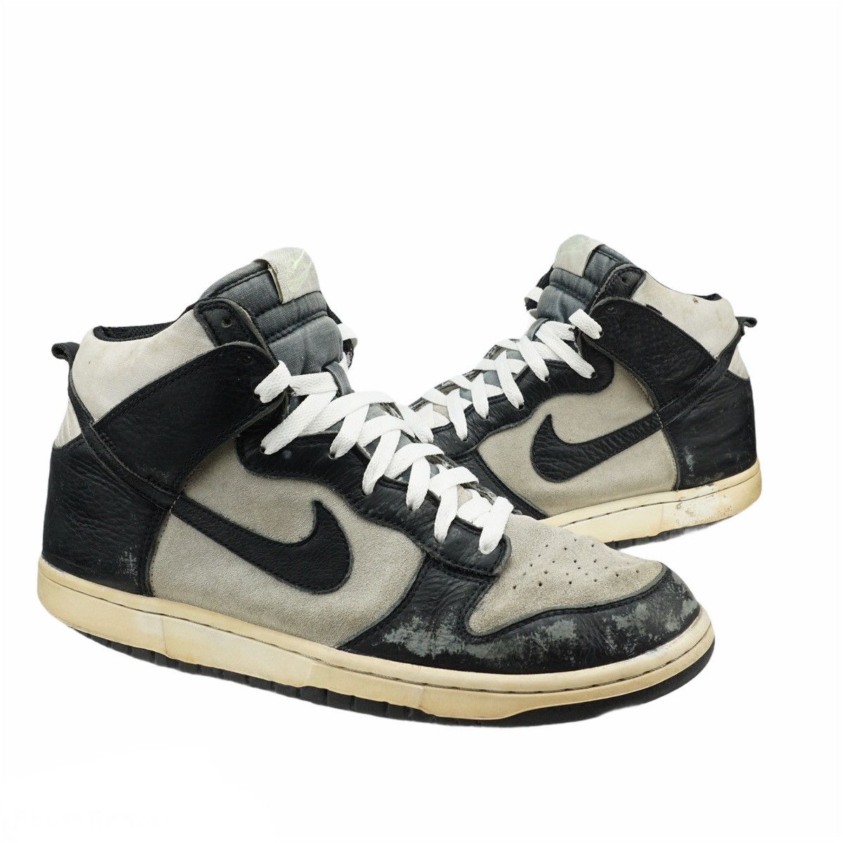Nike × Vintage Vintage Nike Dunk Hi Trashed Sneakers | Grailed