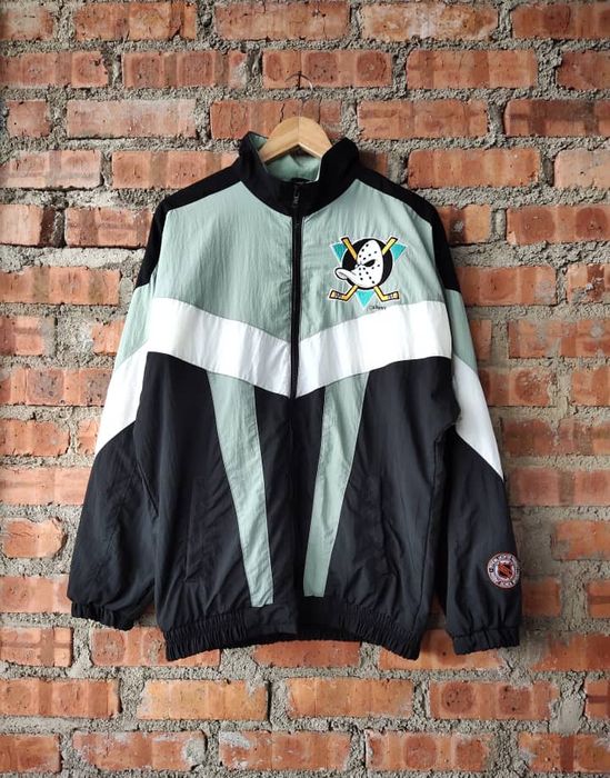 NHL VTG Mighty Ducks Color Block Jacket Rare Players Collection | Grailed