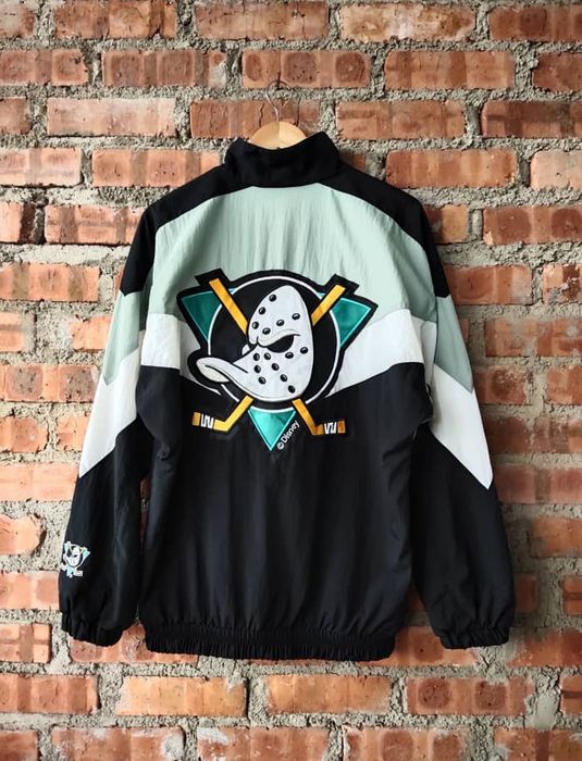 NHL VTG Mighty Ducks Color Block Jacket Rare Players Collection | Grailed