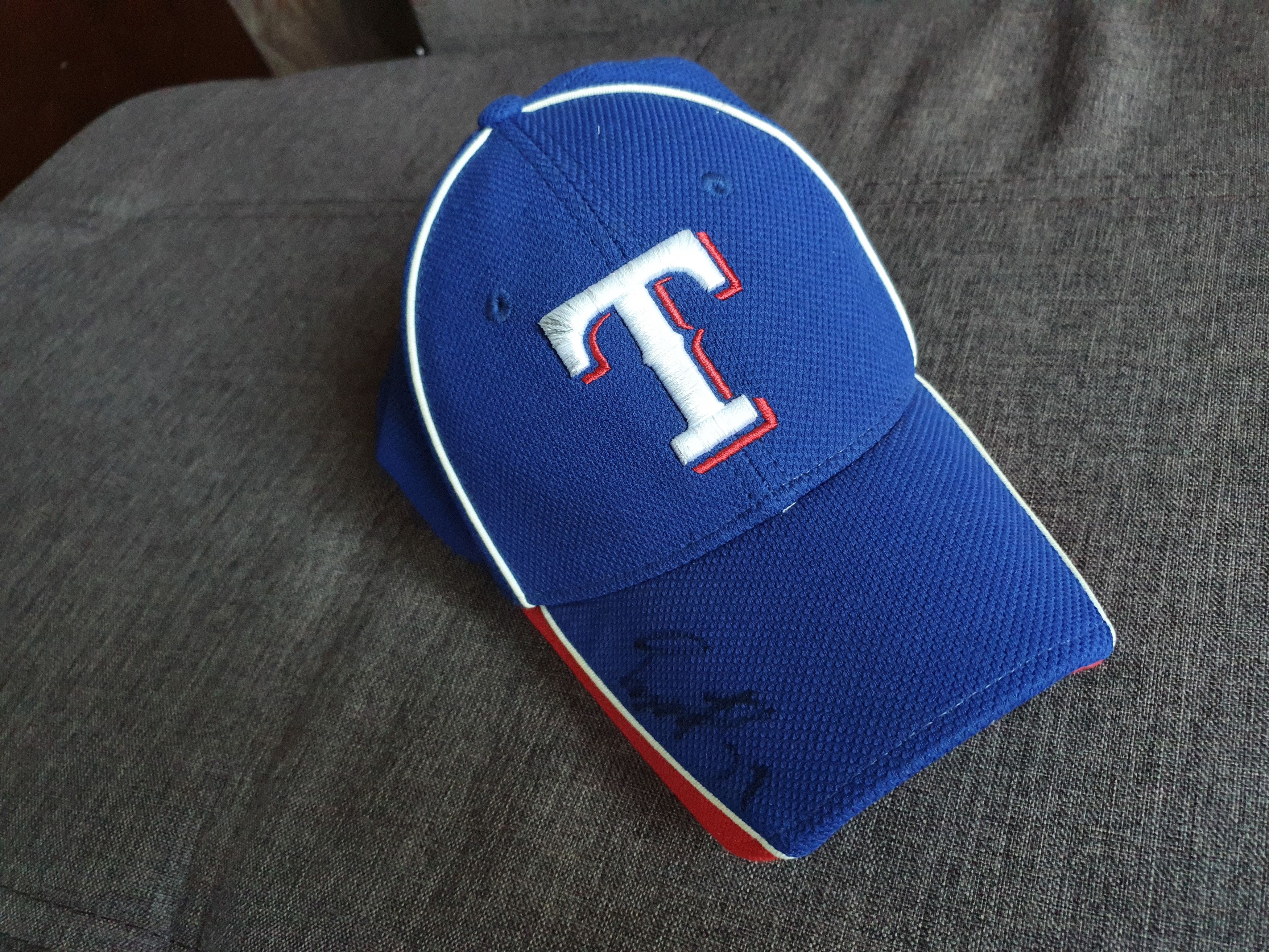 Vintage New Era vintage cap MLB Texas Rangers Autograph Baseball | Grailed
