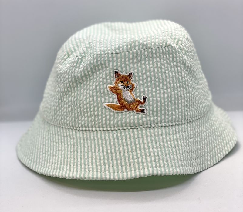 Maison Kitsune Mason Kitsune Unisex Chillax Fox Bucket Hat - Green ...