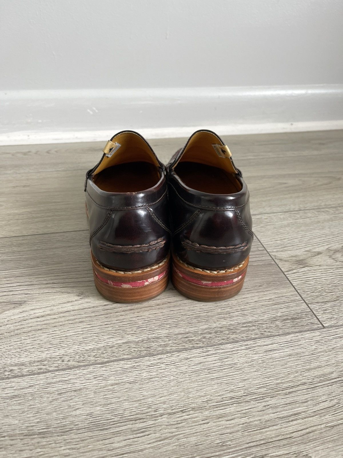 Visvim Visvim Fabro Folk Leather Loafers | Grailed