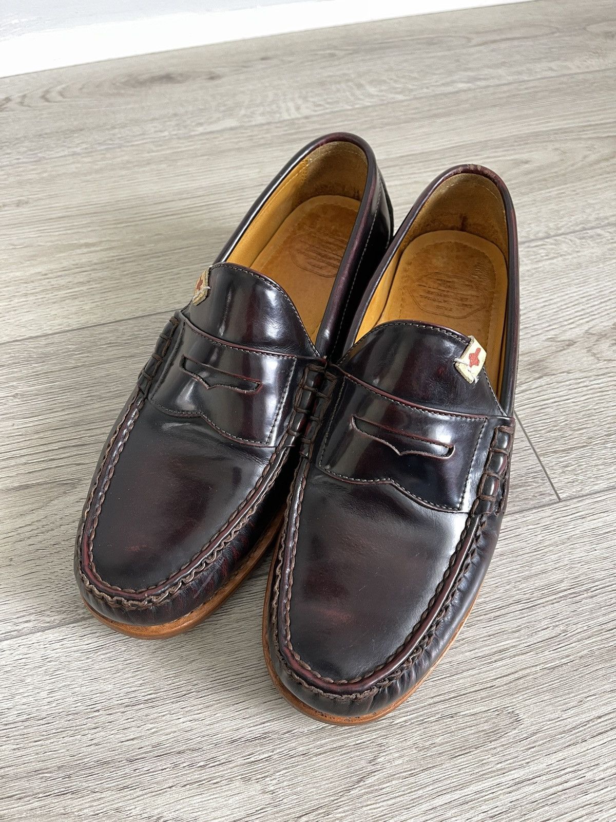 Visvim Visvim Fabro Folk Leather Loafers | Grailed