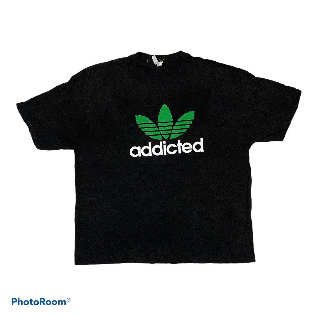 Adidas Addicted Adidas Parody T Shirt | Grailed