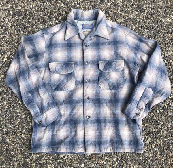 Pendleton Vintage Shadow Plaid Wool Flannel | Grailed