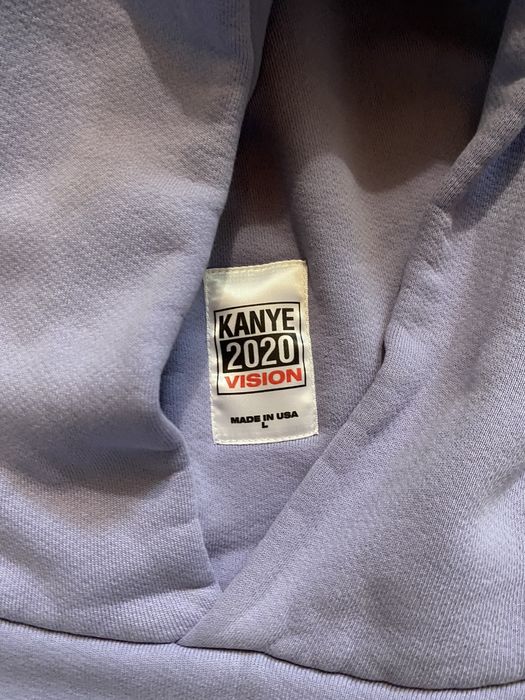 Kanye West Kanye 2020 Vision Double Layered Hoodie | Grailed