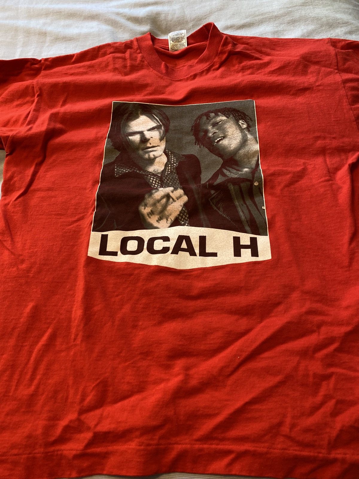 Vintage Vintage 1997 Local H tour T-shirt | Grailed