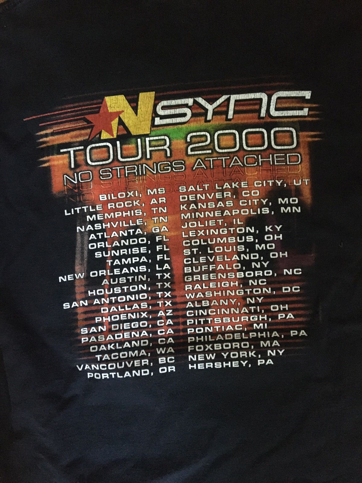 Vintage NSYNC No Strings Attached Tour Tee [2000] | Grailed