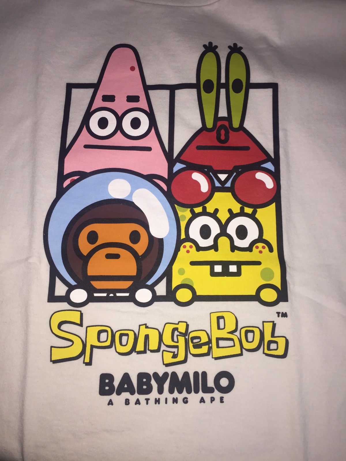 Bape Bape X Spongebob Tee | Grailed