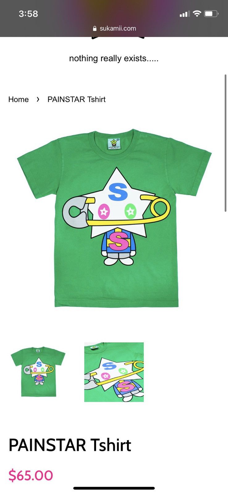 Sukamii Sukamii PAINSTAR tee | Grailed